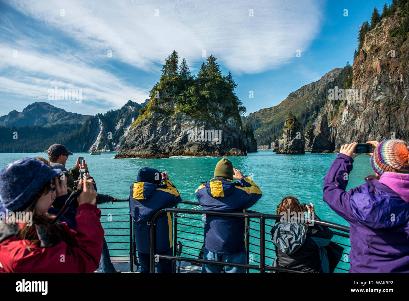 Touring the waters of Resurrection Bay, Kenai Fjords National Park ...