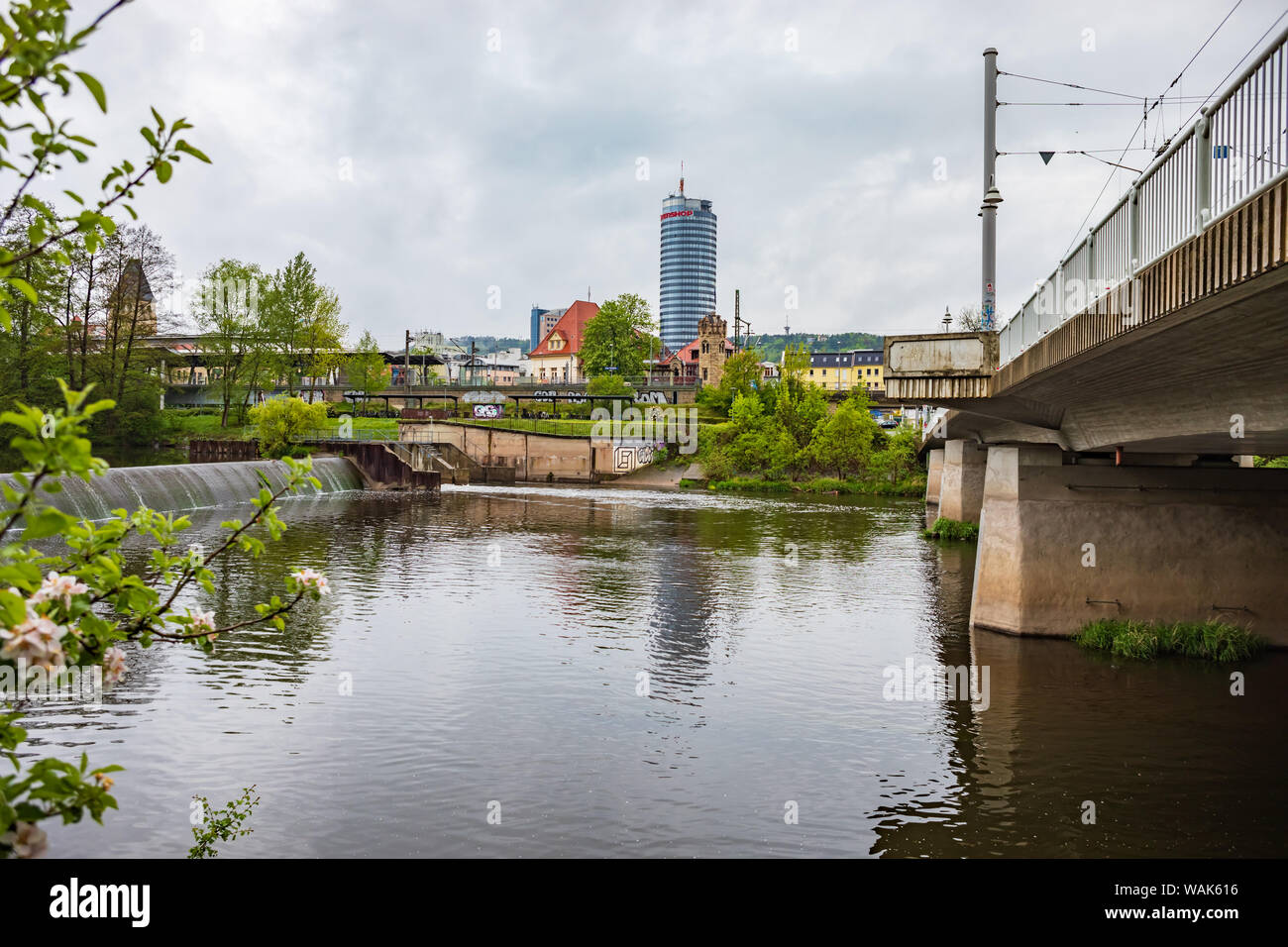 JENA, GERMANY - CIRCA APRIL, 2019: Townscape of Jena in Thuringia ...