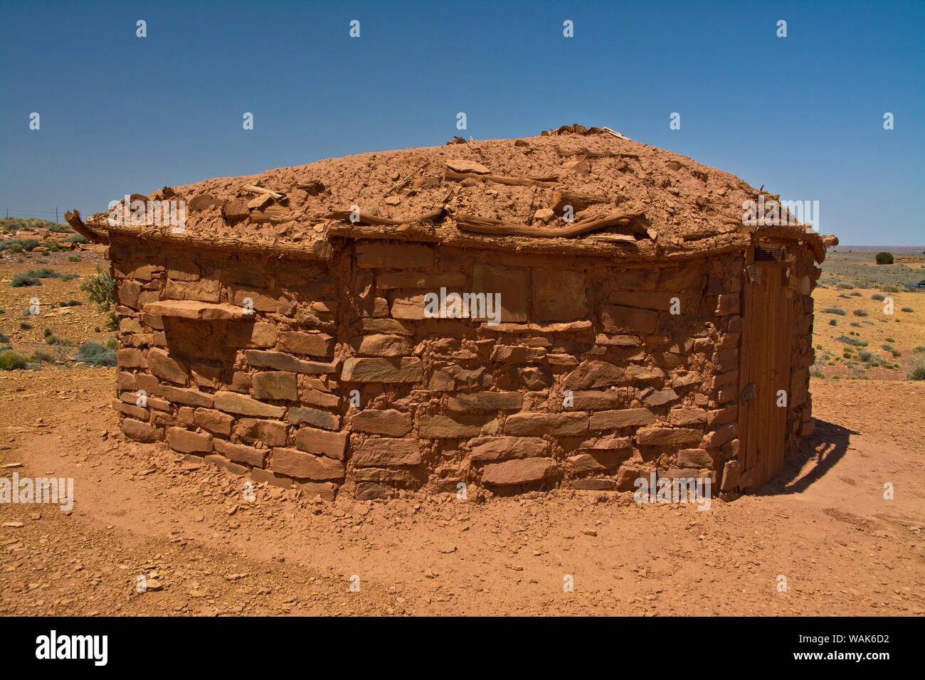 Adobe hut, Rock Art Ranch, Winslow, Arizona, USA Stock Photo - Alamy