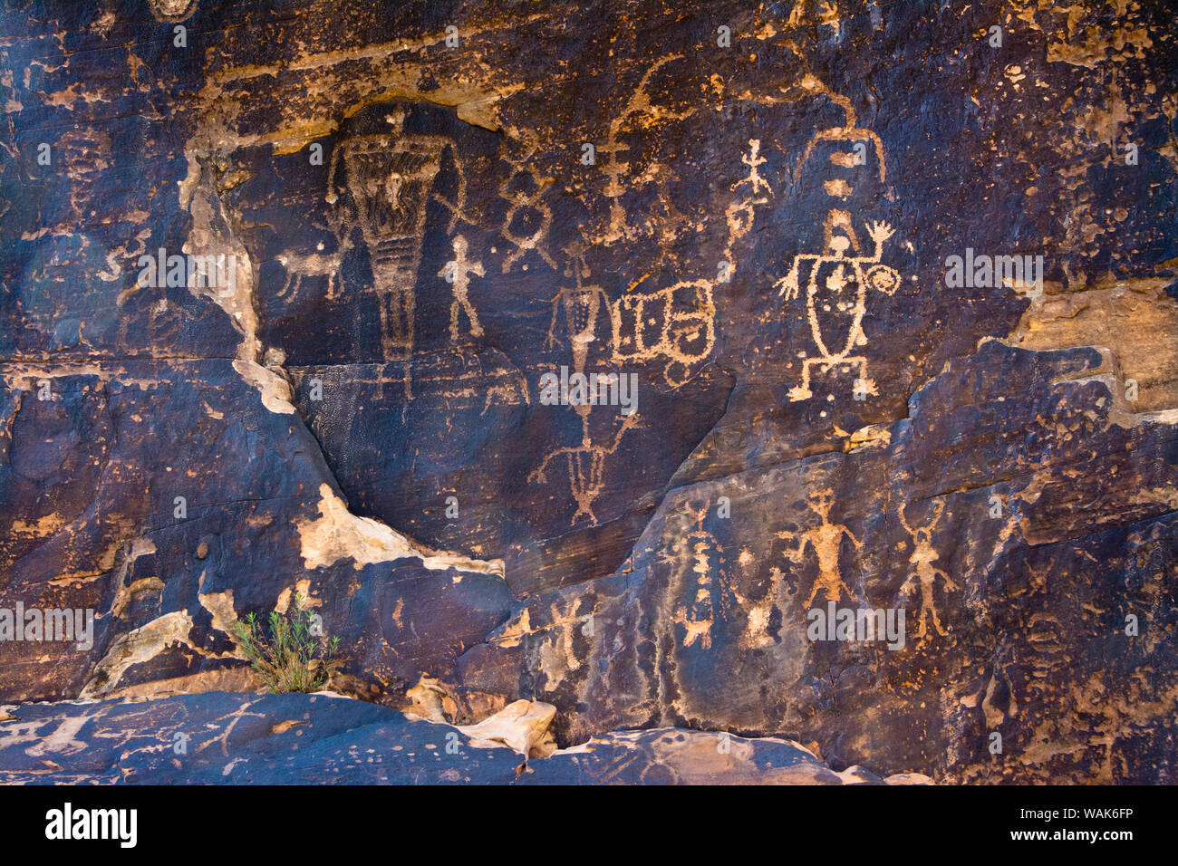 Petroglyphs, Rock Art Ranch, Chevelon Canyon, Winslow, Arizona, USA ...