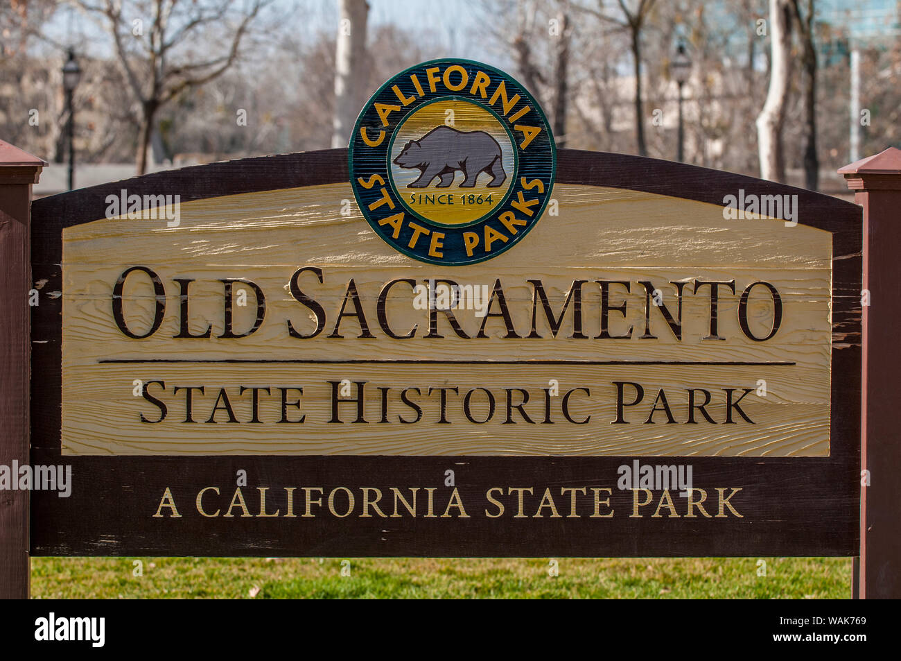 Old Sacramento Historic Center, Sacramento, California Stock Photo - Alamy