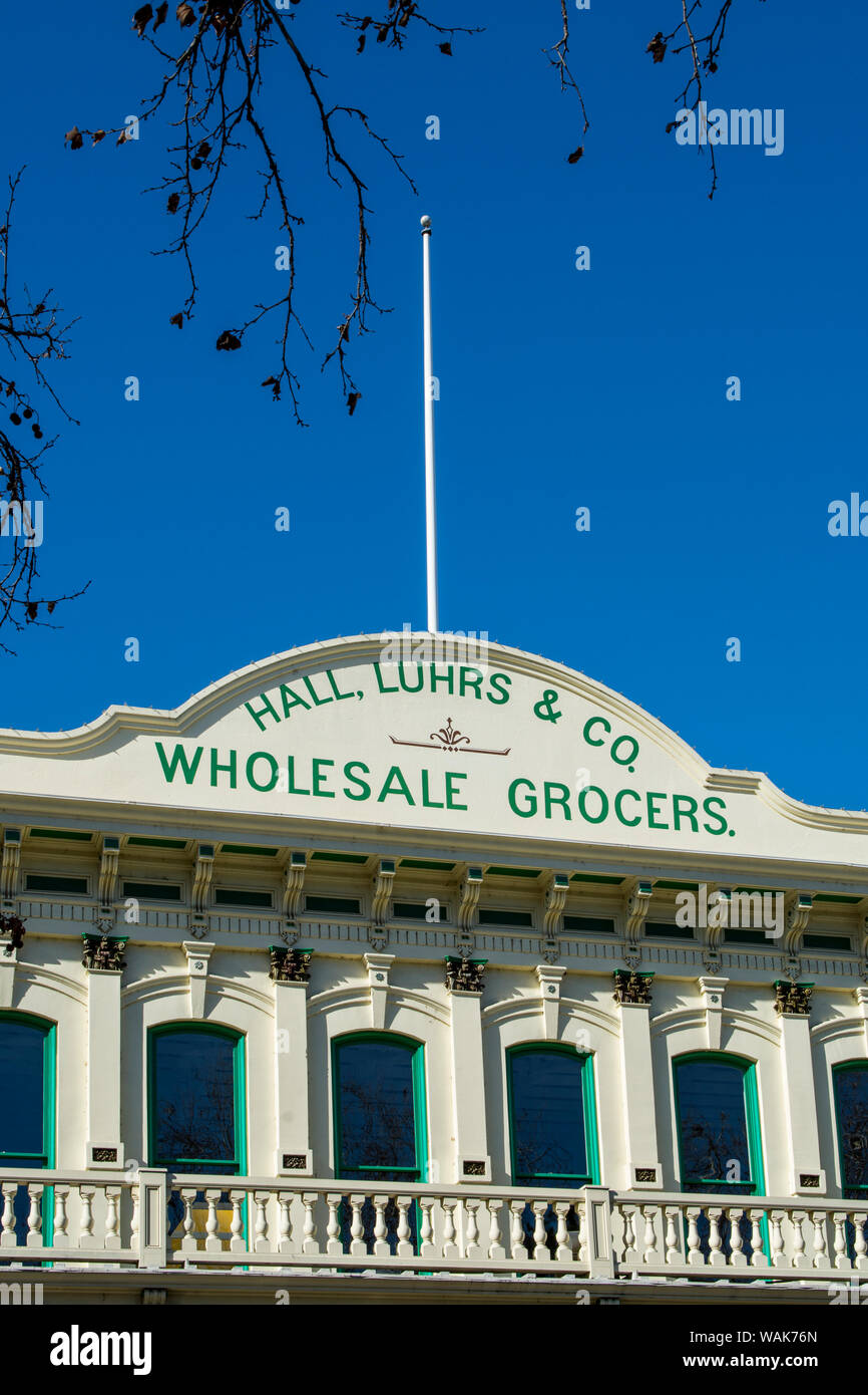 The old Hall, Luhrs and Co. Wholesale grocers building, Old Sacramento ...
