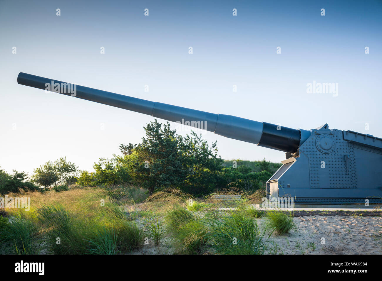 USA, Delaware, Lewes. Cape Henlopen State Park, Fort Miles, former WW2 ...