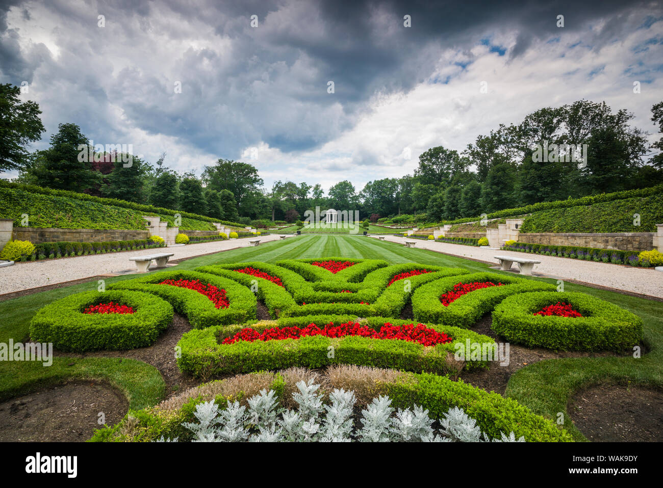 USA, Delaware, Wilmington. Nemours Estate, former home of industrialist ...