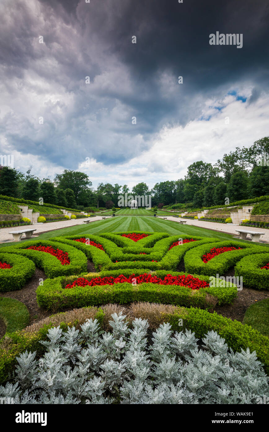 USA, Delaware, Wilmington. Nemours Estate, former home of industrialist ...
