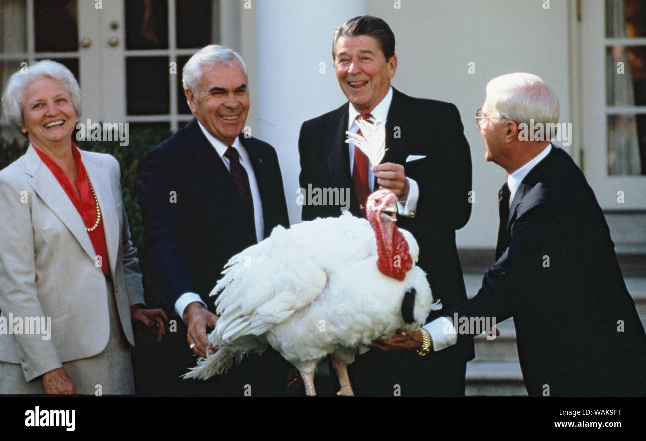 Reagan pardons turkey hi-res stock photography and images - Alamy