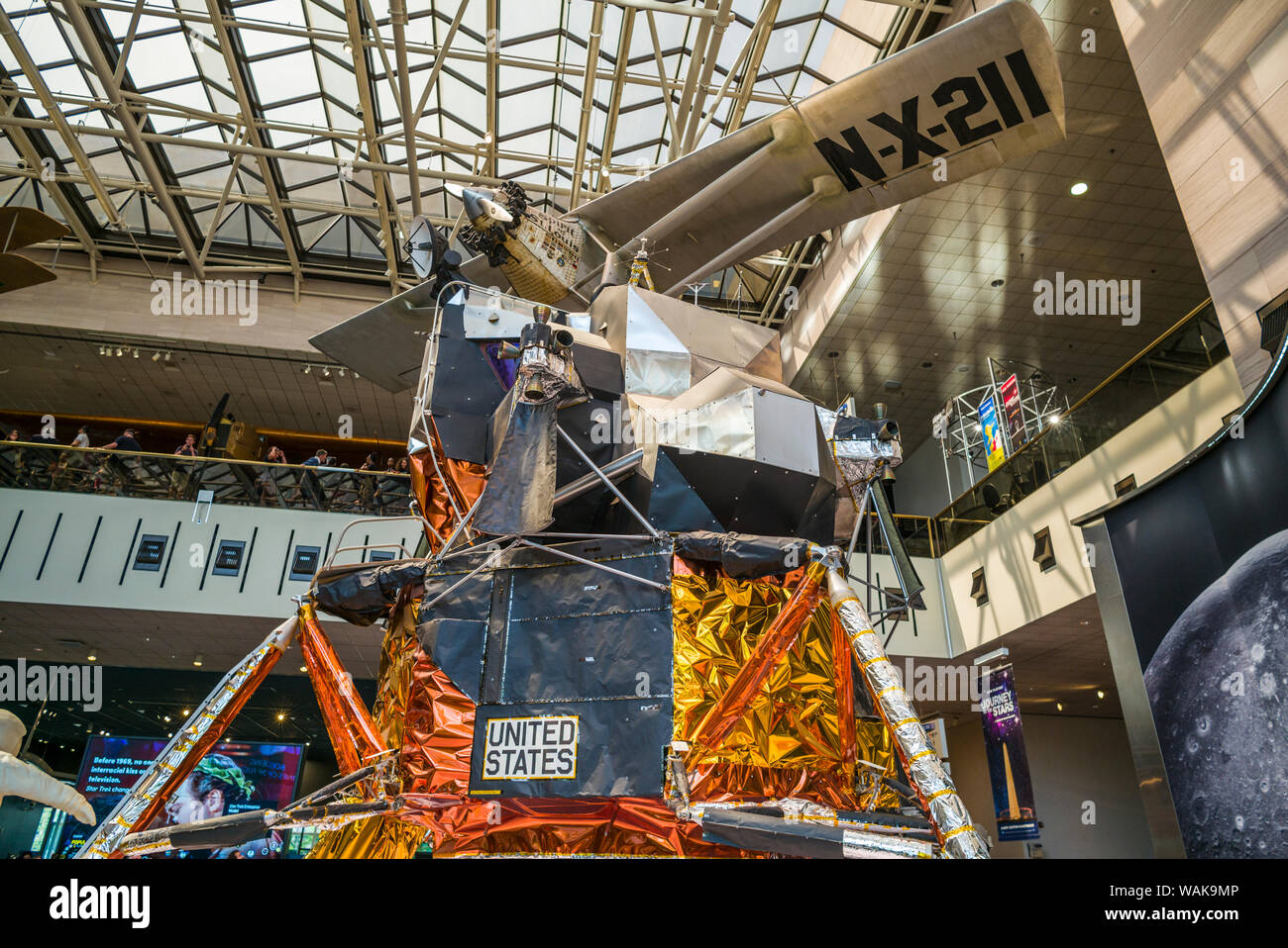 USA, Washington D.C. National Air and Space Museum, Charles Lindbergh's ...