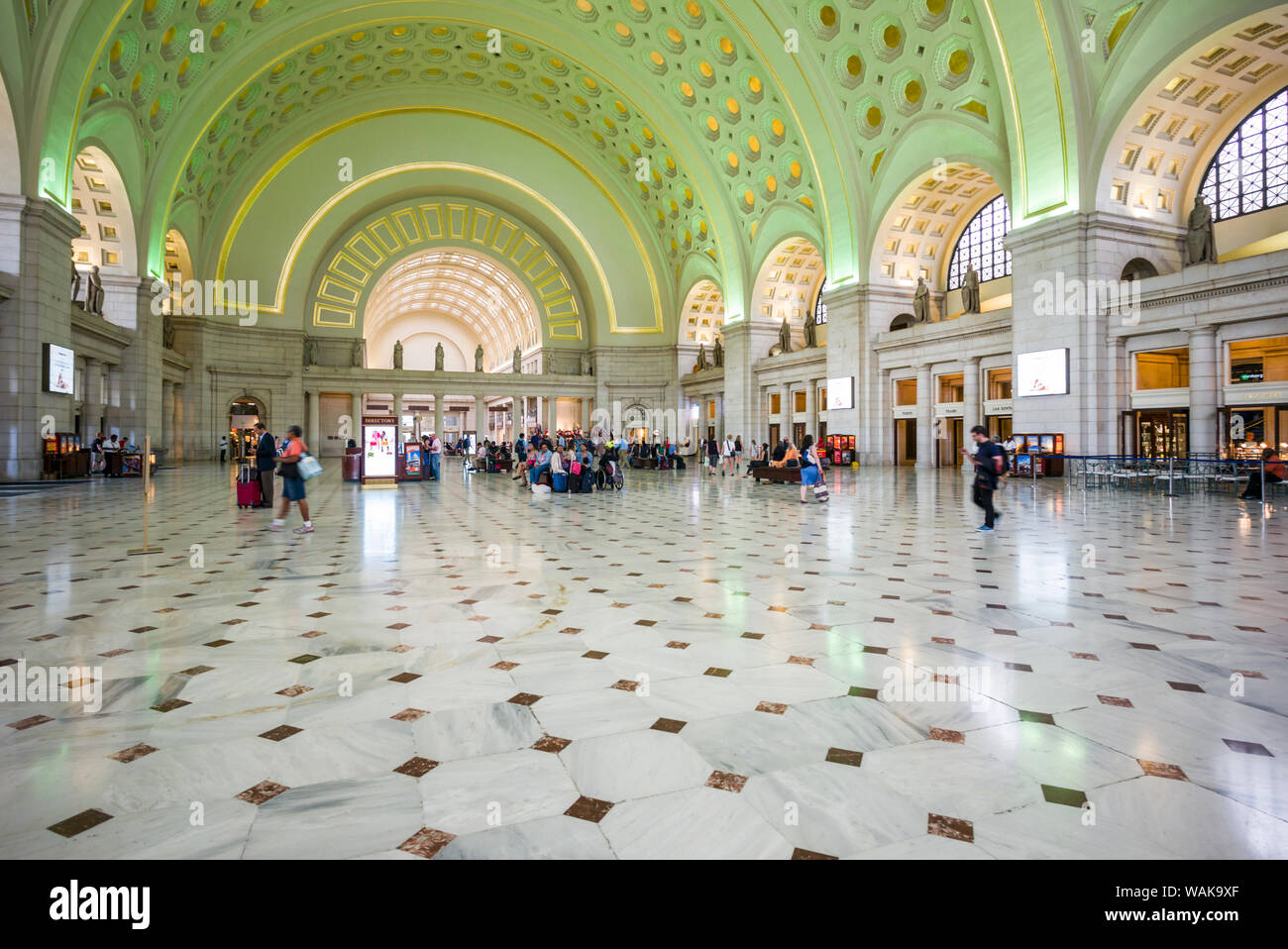 USA, Washington D.C. Union Station, main concourse Stock Photo - Alamy