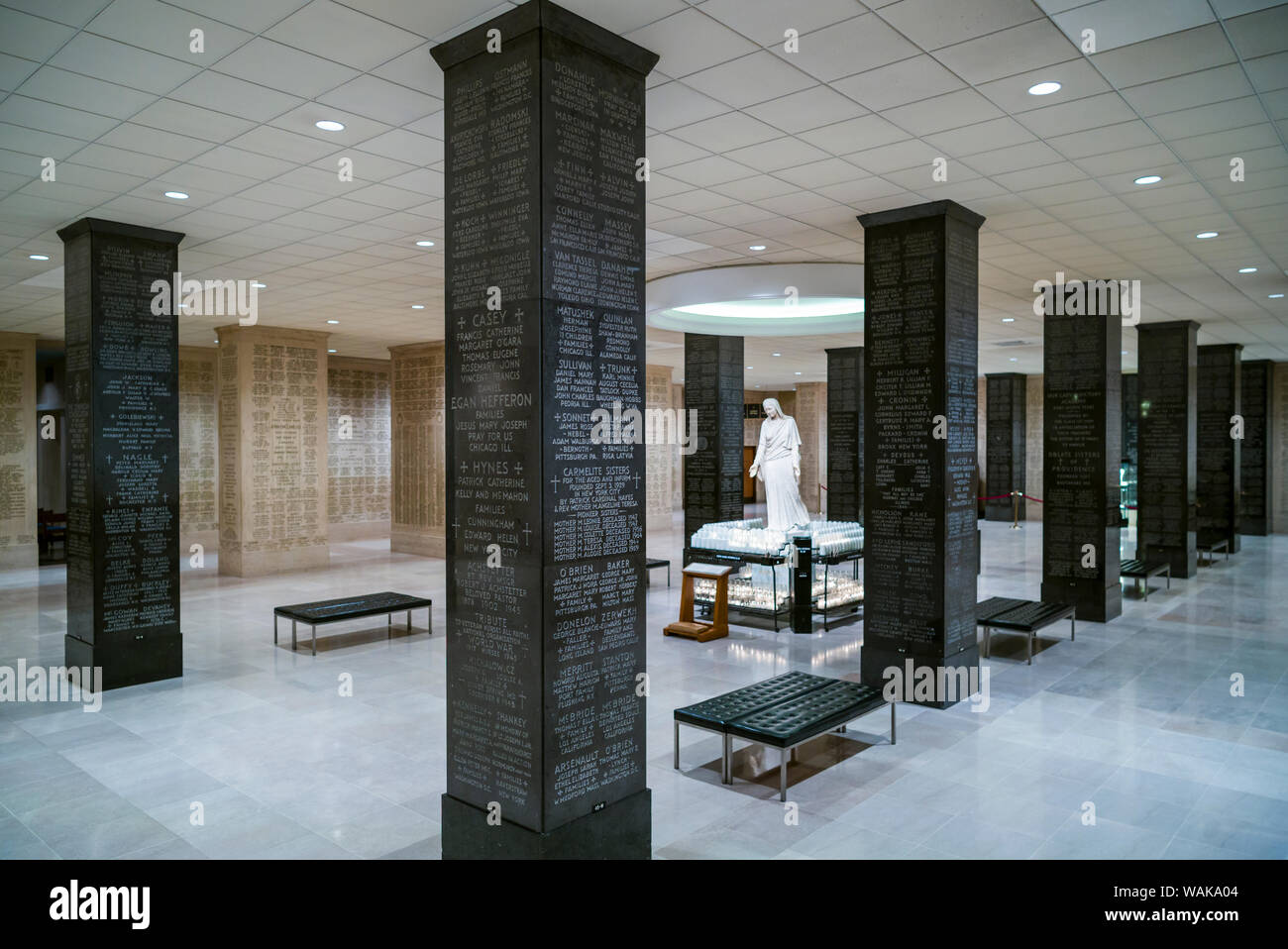 USA, Washington D.C. Basilica of the National Shrine of the Immaculate ...