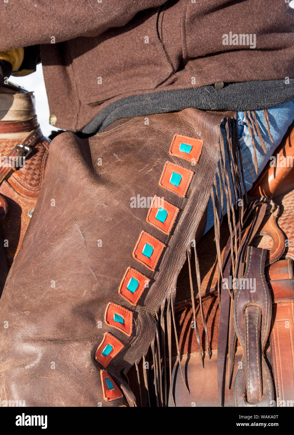 Leather chaps hi-res stock photography and images - Alamy