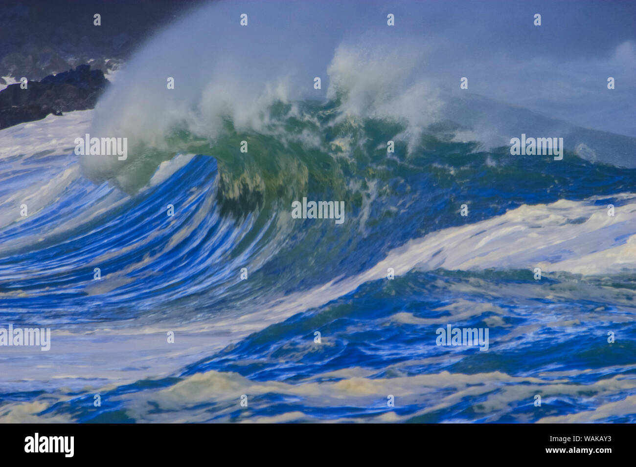 Storm waves, North Shore, Oahu, Hawaii Stock Photo - Alamy