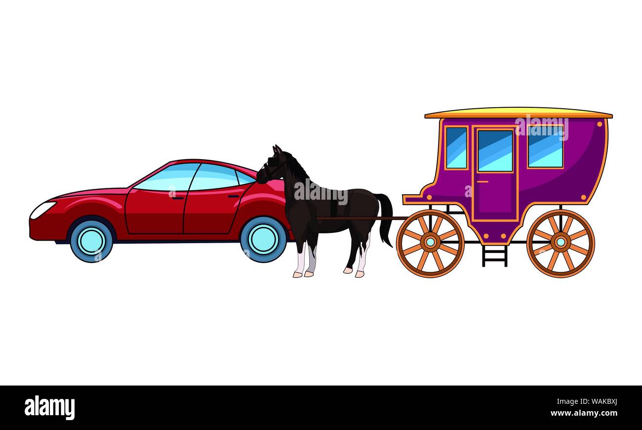 Evolution of the horse vector hi-res stock photography and images - Alamy