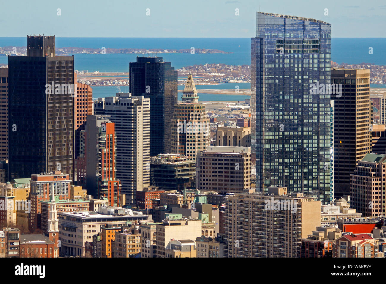 Aerial boston hi-res stock photography and images - Alamy