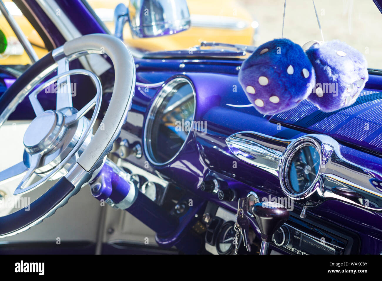 Classic hot rod interior hi-res stock photography and images - Alamy