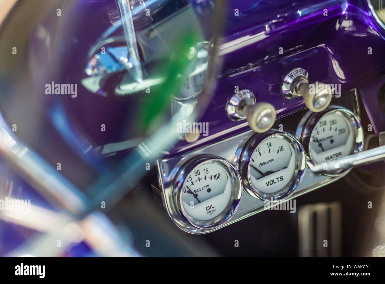 Classic hot rod interior hi-res stock photography and images - Alamy