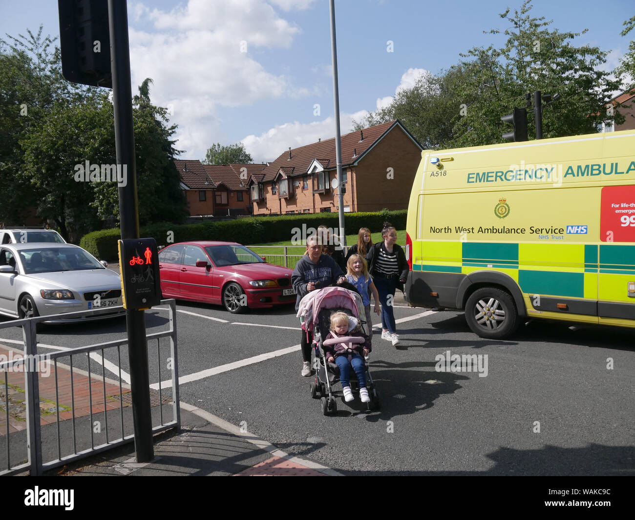 Road crossing for pedestrians hi-res stock photography and images - Alamy