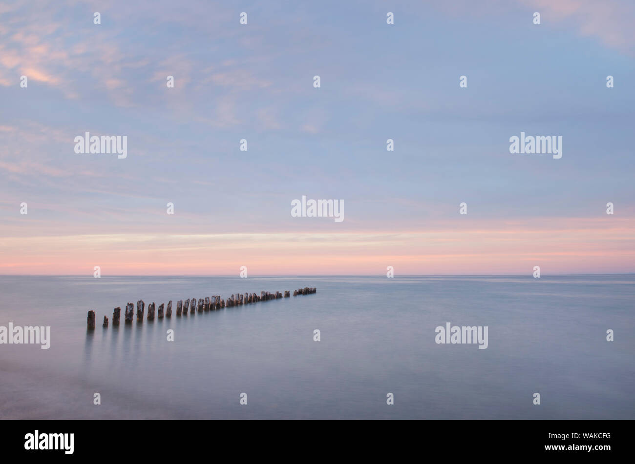 Lake Superior seen from beach at Whitefish Point, Upper Peninsula ...