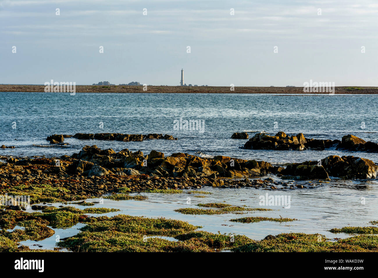 Lighthouse of Les Héaux de Bréhat. Cotes d'Armor. Bretagne. France ...