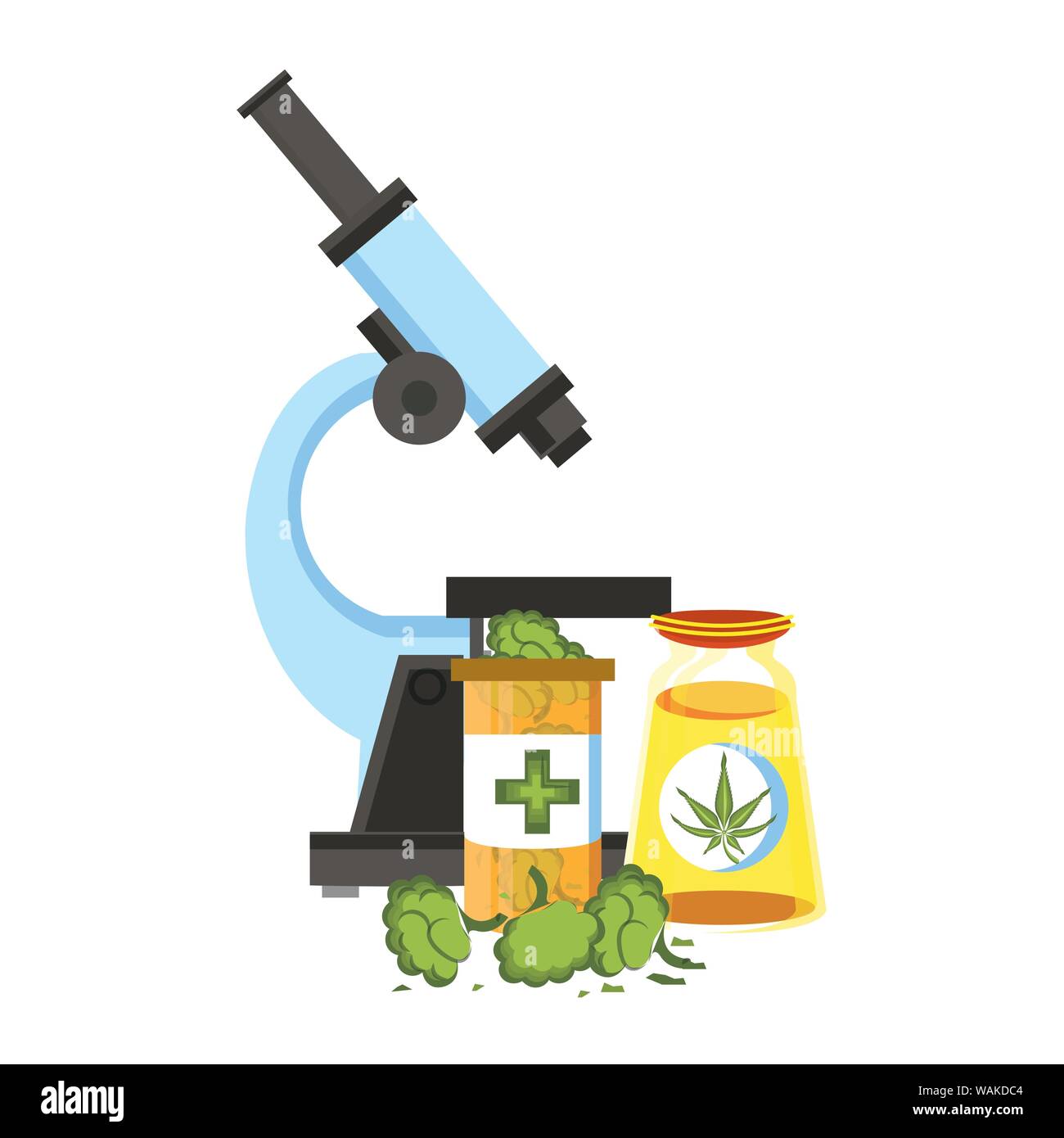 cannabis martihuana sativa hemp cartoon Stock Vector Image & Art - Alamy