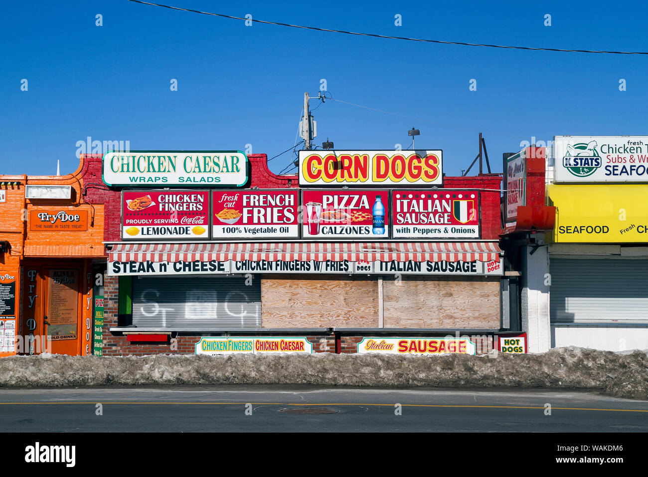 Winter in Hampton Beach, Hampton, New Hampshire, Usa Stock Photo - Alamy