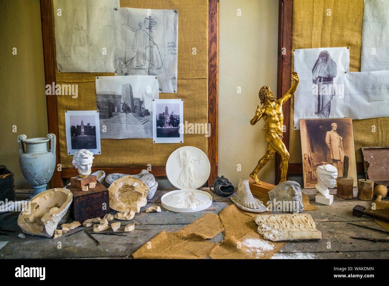 USA, New Hampshire, Cornish. Saint-Gaudens National Historic Park ...