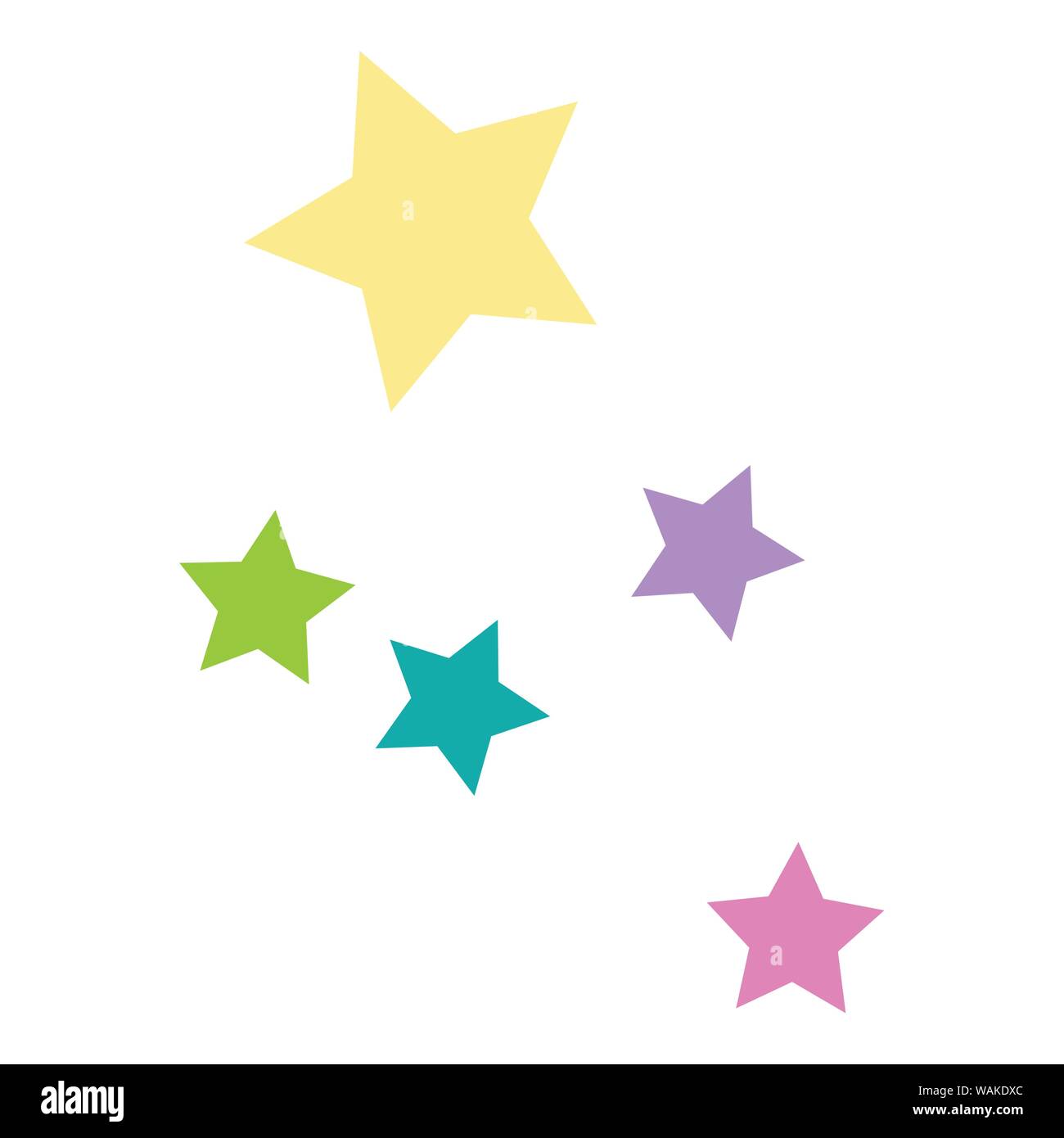 Stars shape design, Decoration award success style web rating and ...