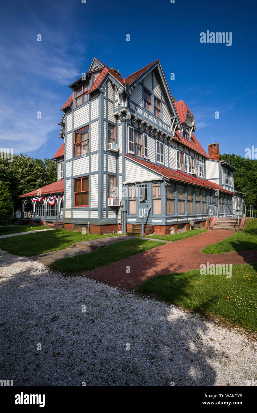 USA, New Jersey, Cape May. Emlen Physick Estate historic home Stock ...