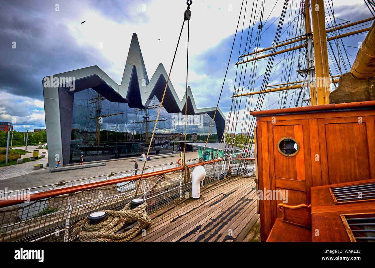 Riverside Museum (GLAS1 Stock Photo - Alamy