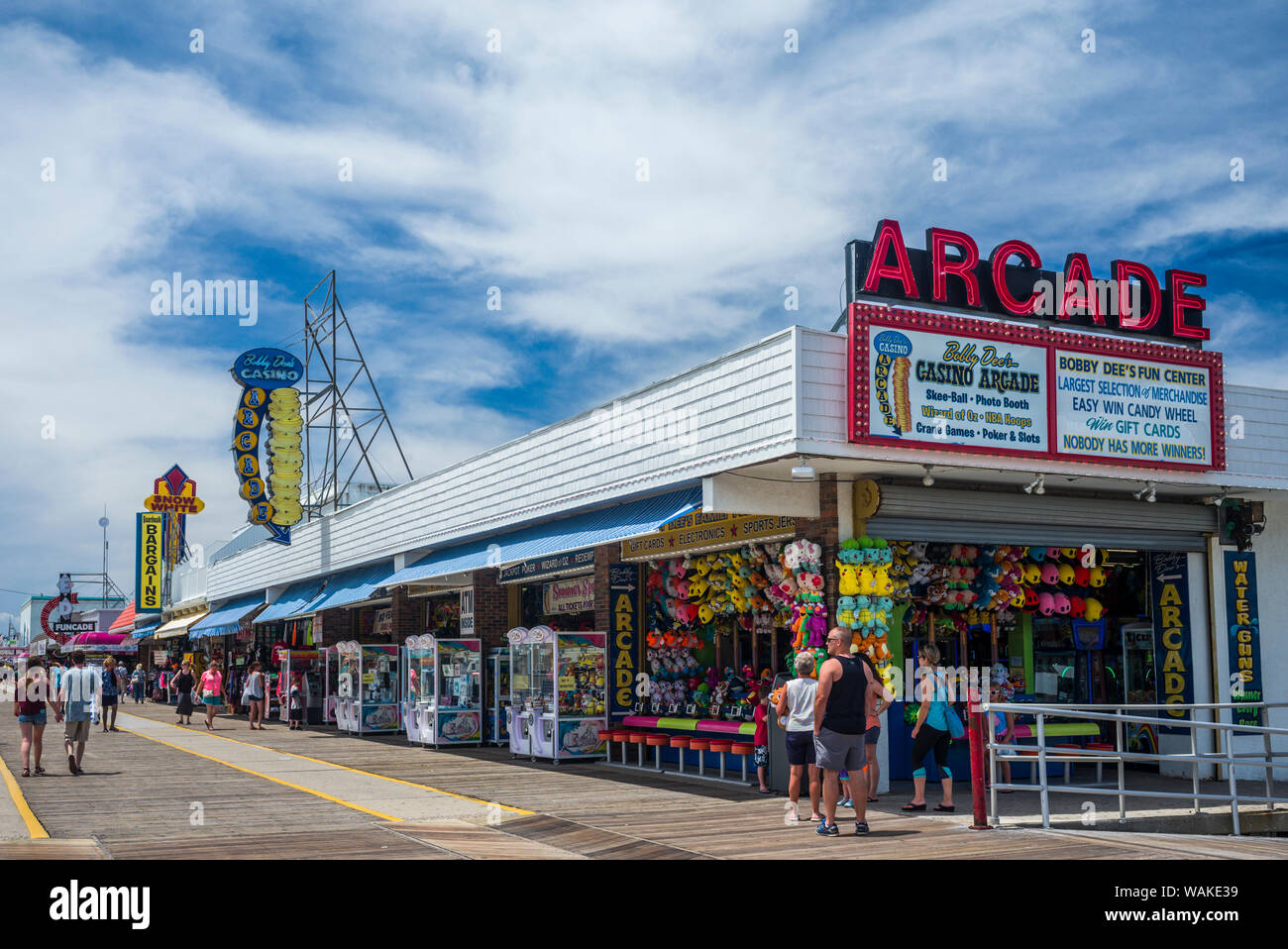 Wildwood boardwalk hi-res stock photography and images - Alamy