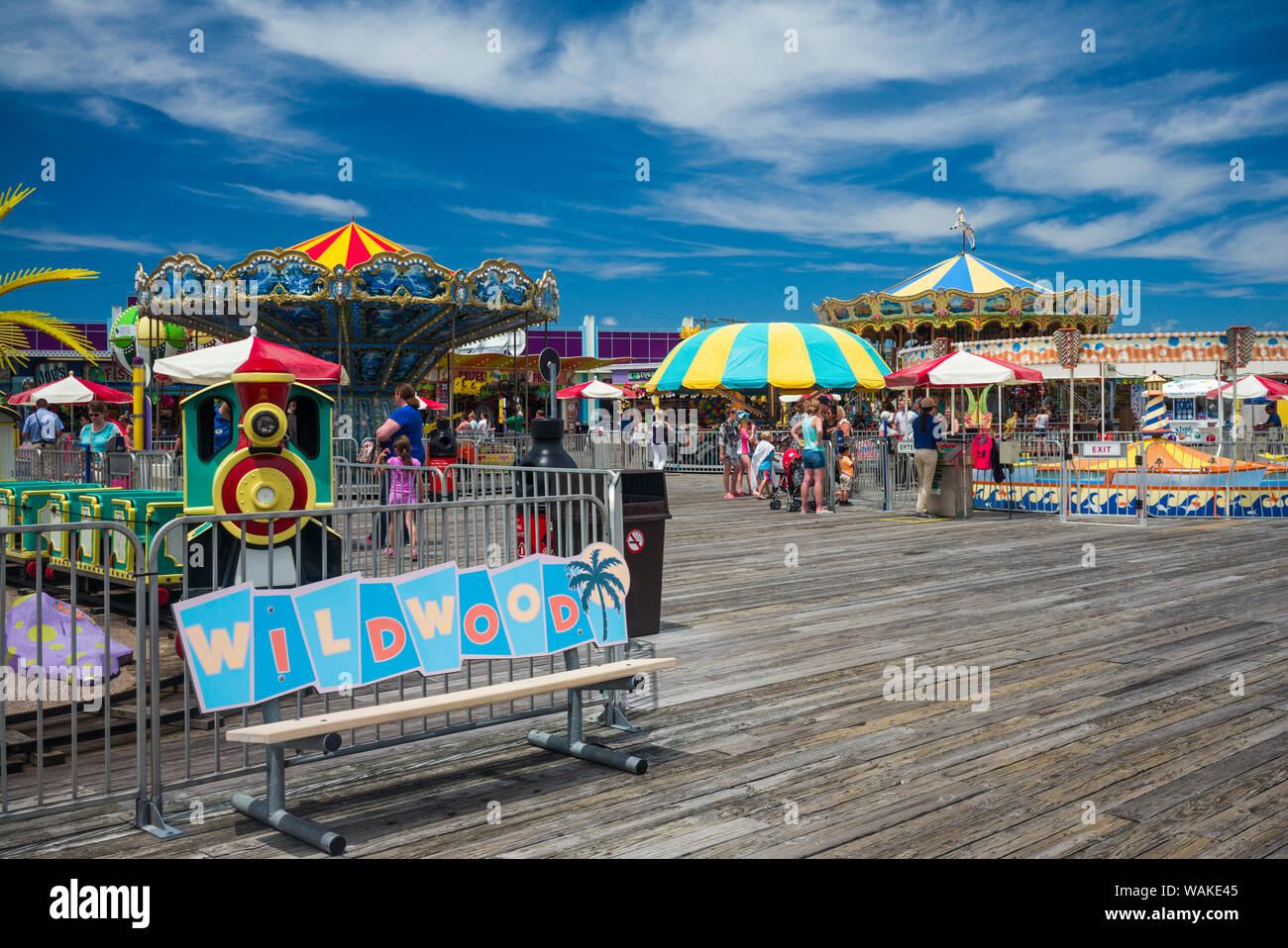 Wildwood boardwalk hi-res stock photography and images - Alamy
