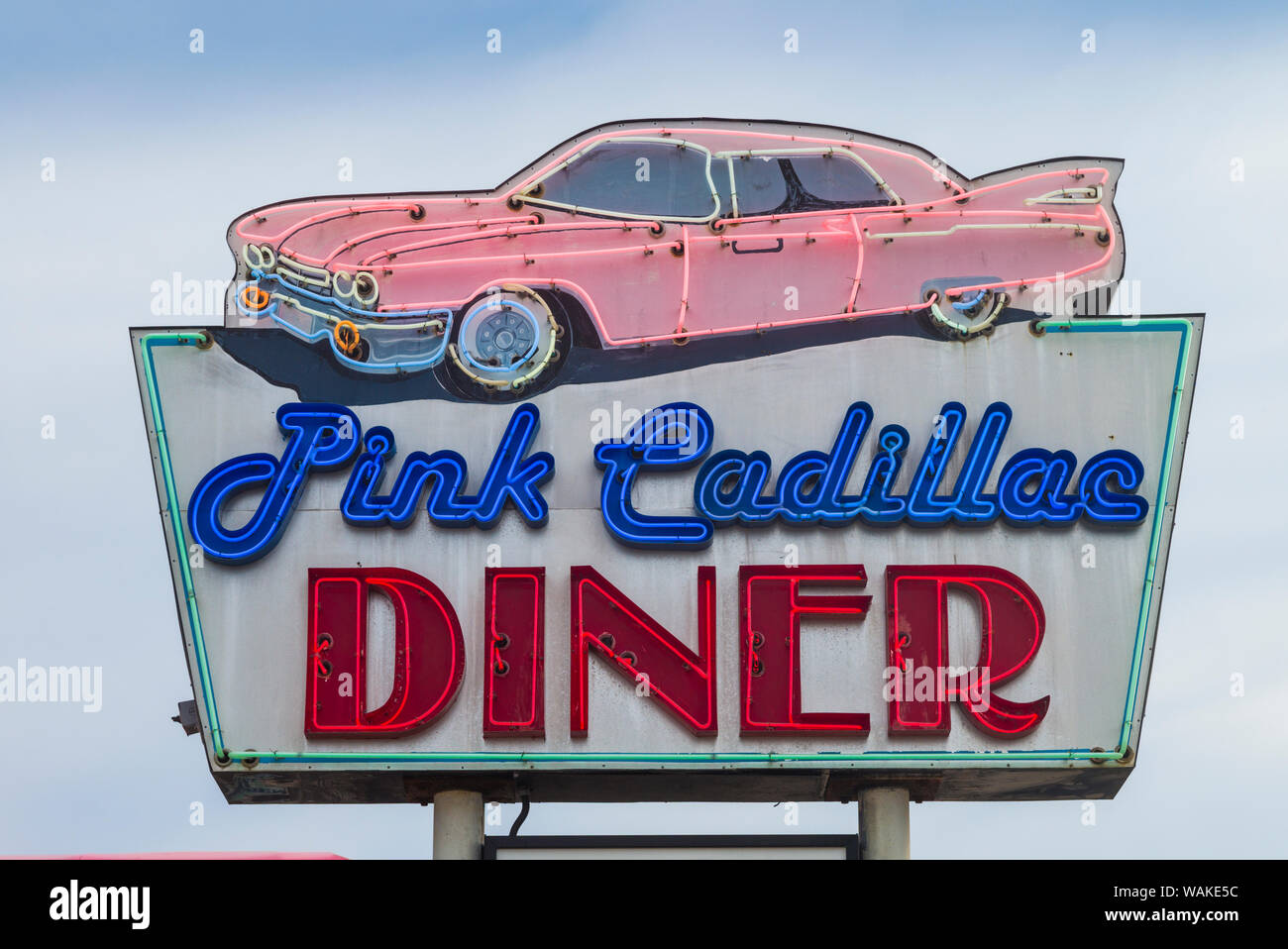Pink Cadillac Diner Booths 1950s Nostalgia 8 X 10 Fine Art