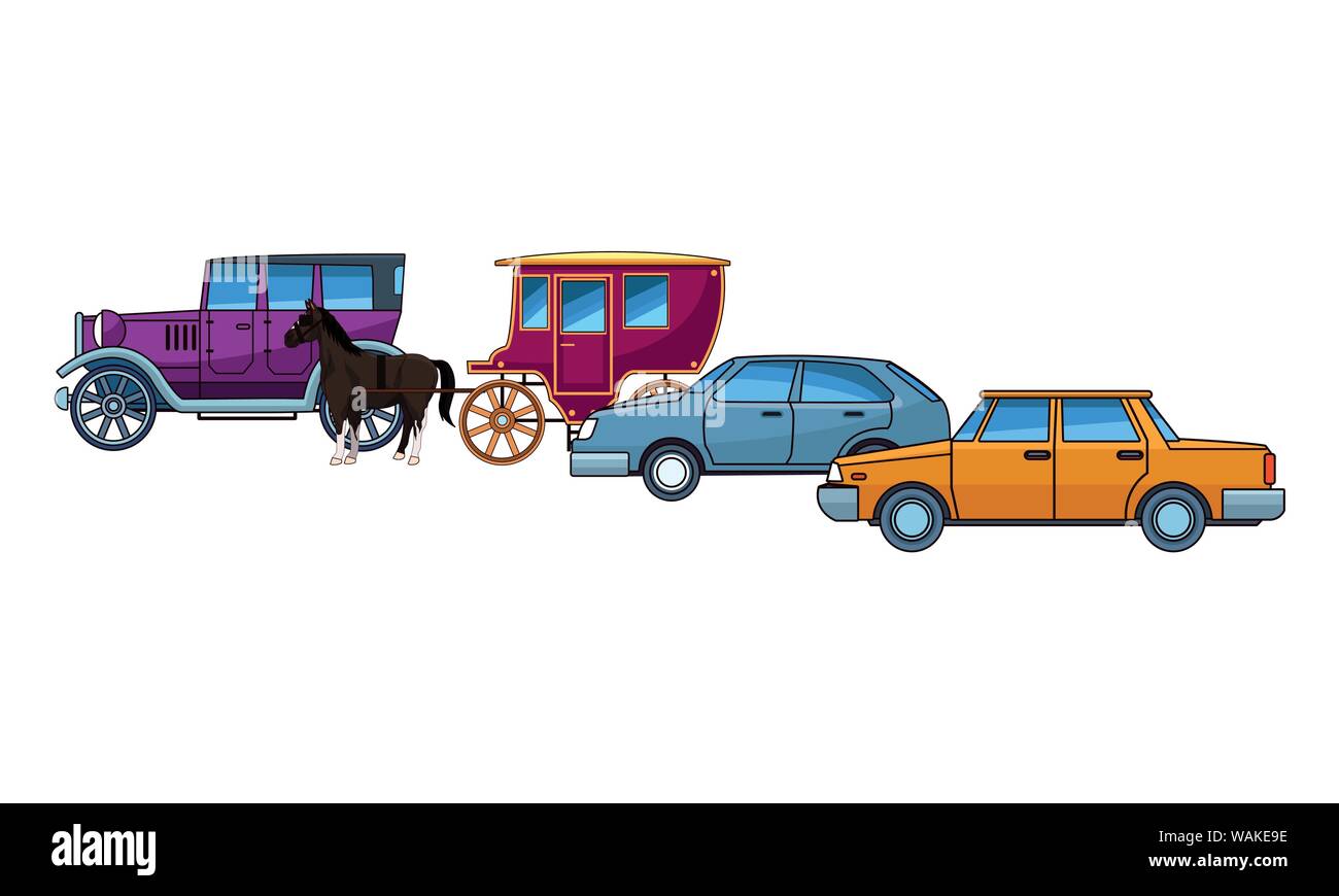 Evolution of the horse vector hi-res stock photography and images - Alamy