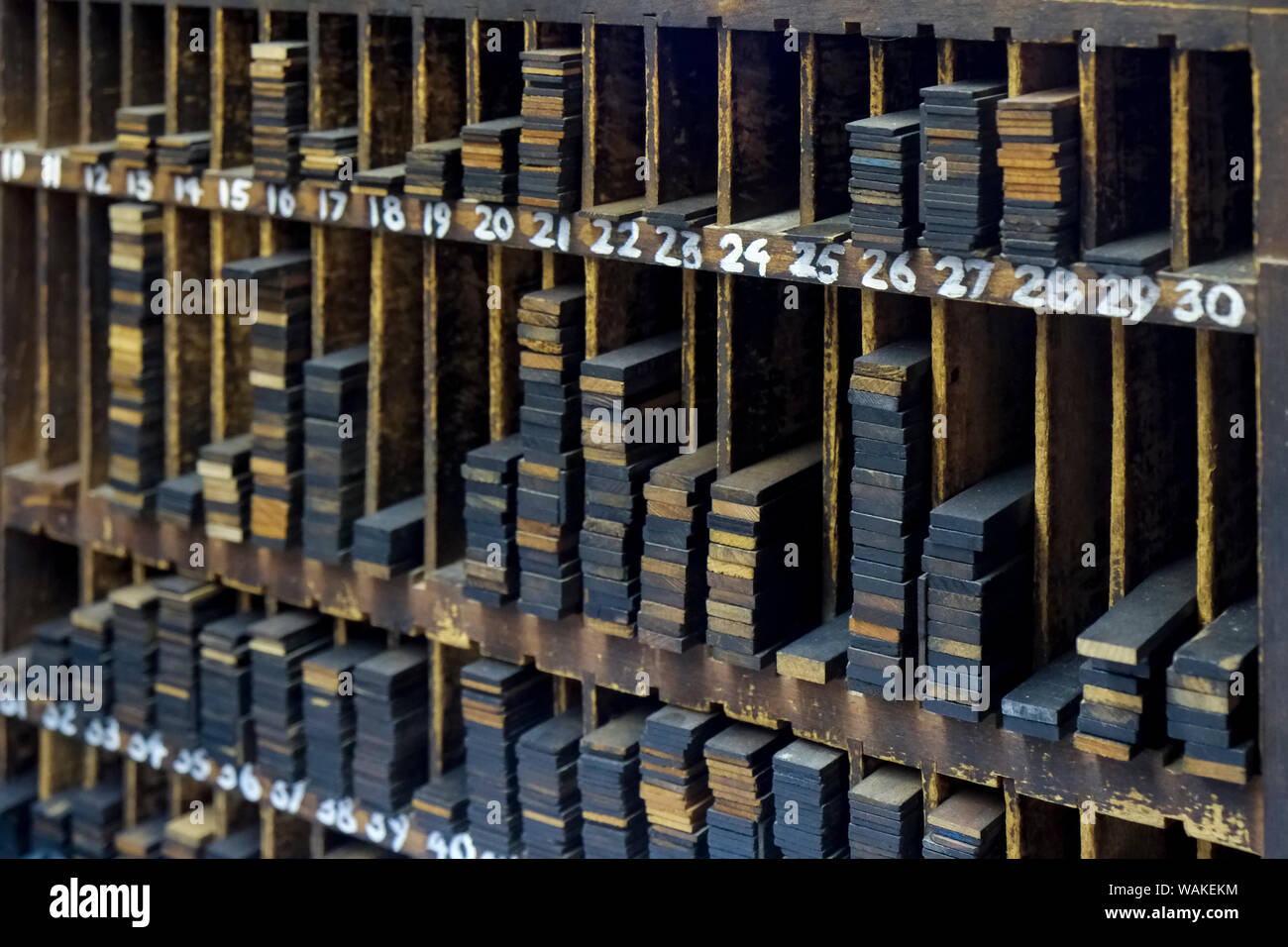 Old printing press hi-res stock photography and images - Alamy