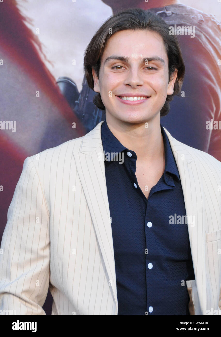 Los Angeles, California, USA 20th August 2019 Actor Jake T. Austin ...