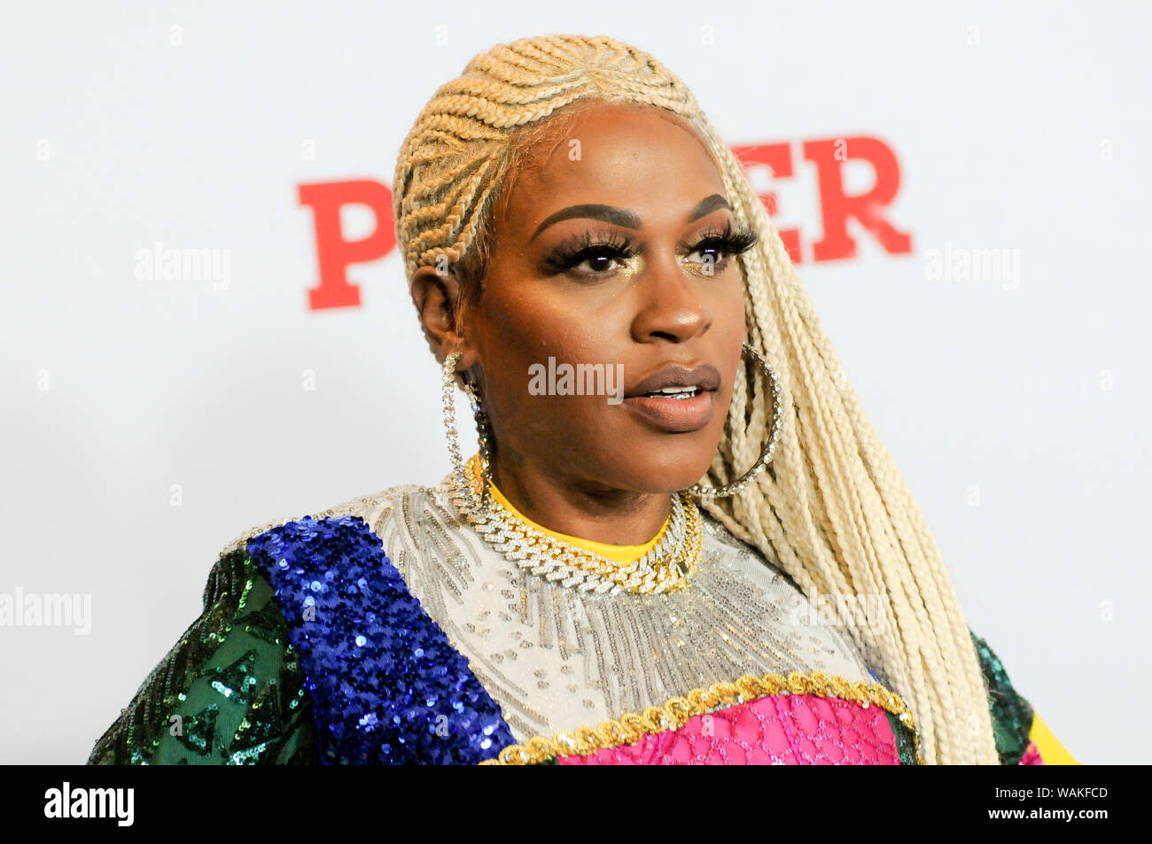 Lil Mo attends the Power Final Season Premiere held at Madison Square ...