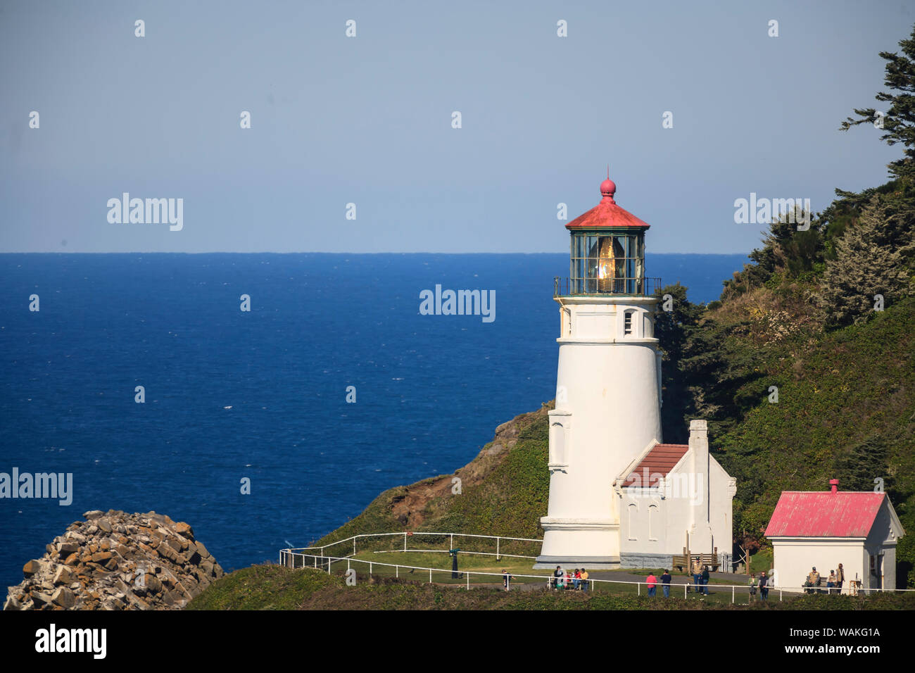 Heceta Head Lighthouse, constructed in 1894, Oregon Coast, Oregon, USA ...