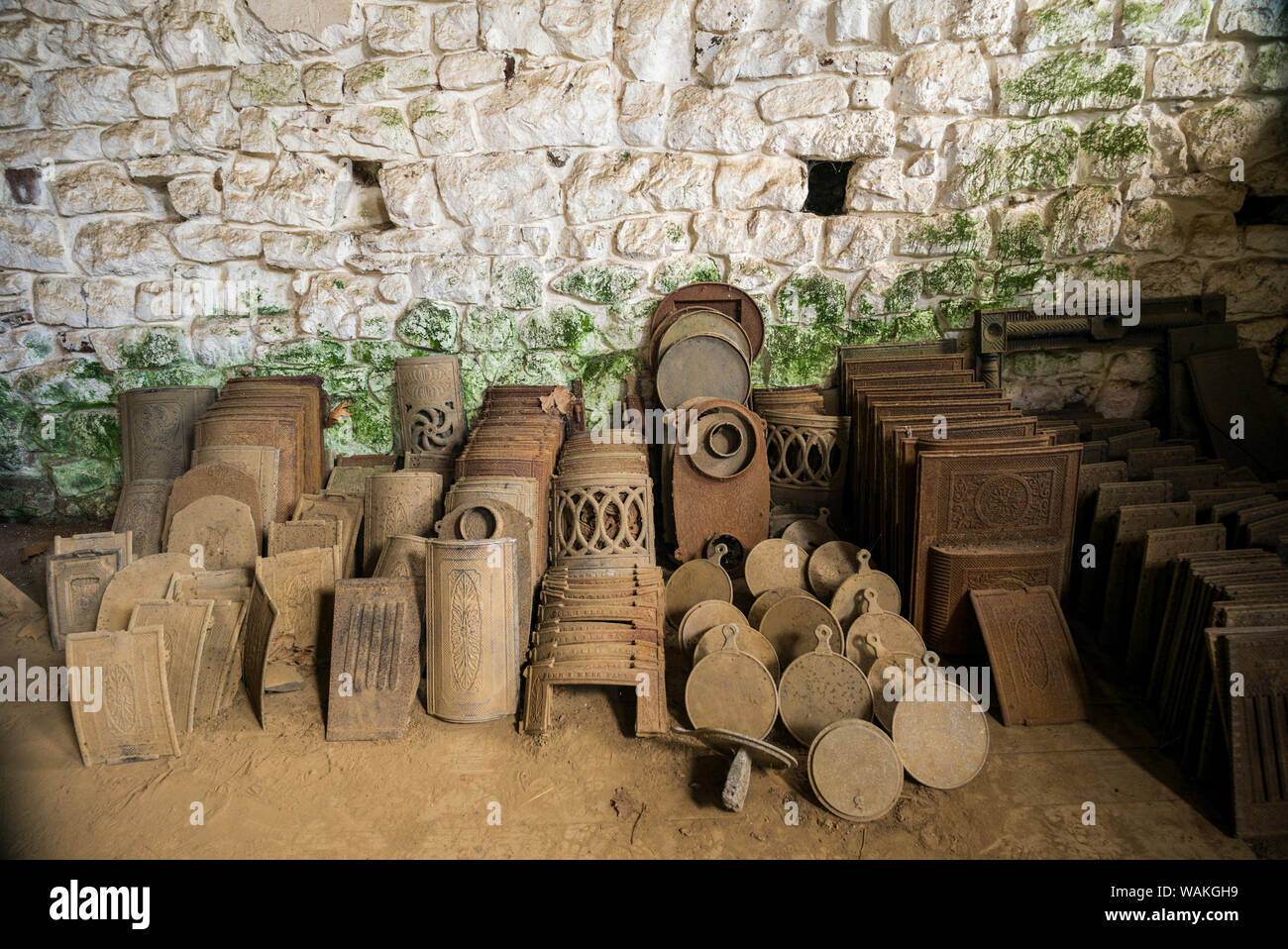 USA, Pennsylvania, Elverson. Hopewell Furnace National Historic Site ...
