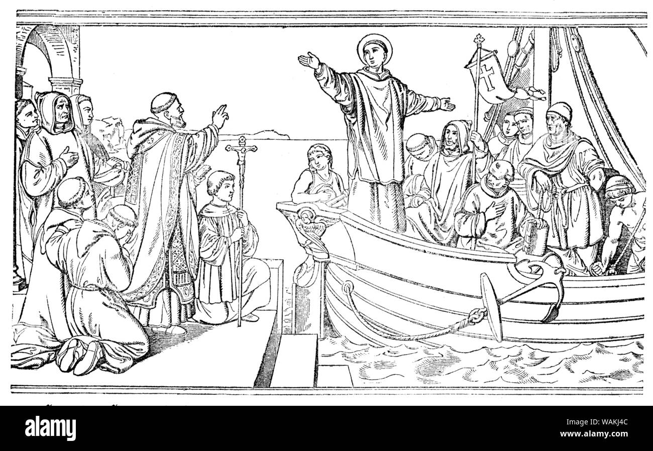 Boniface drawing Cut Out Stock Images & Pictures - Alamy