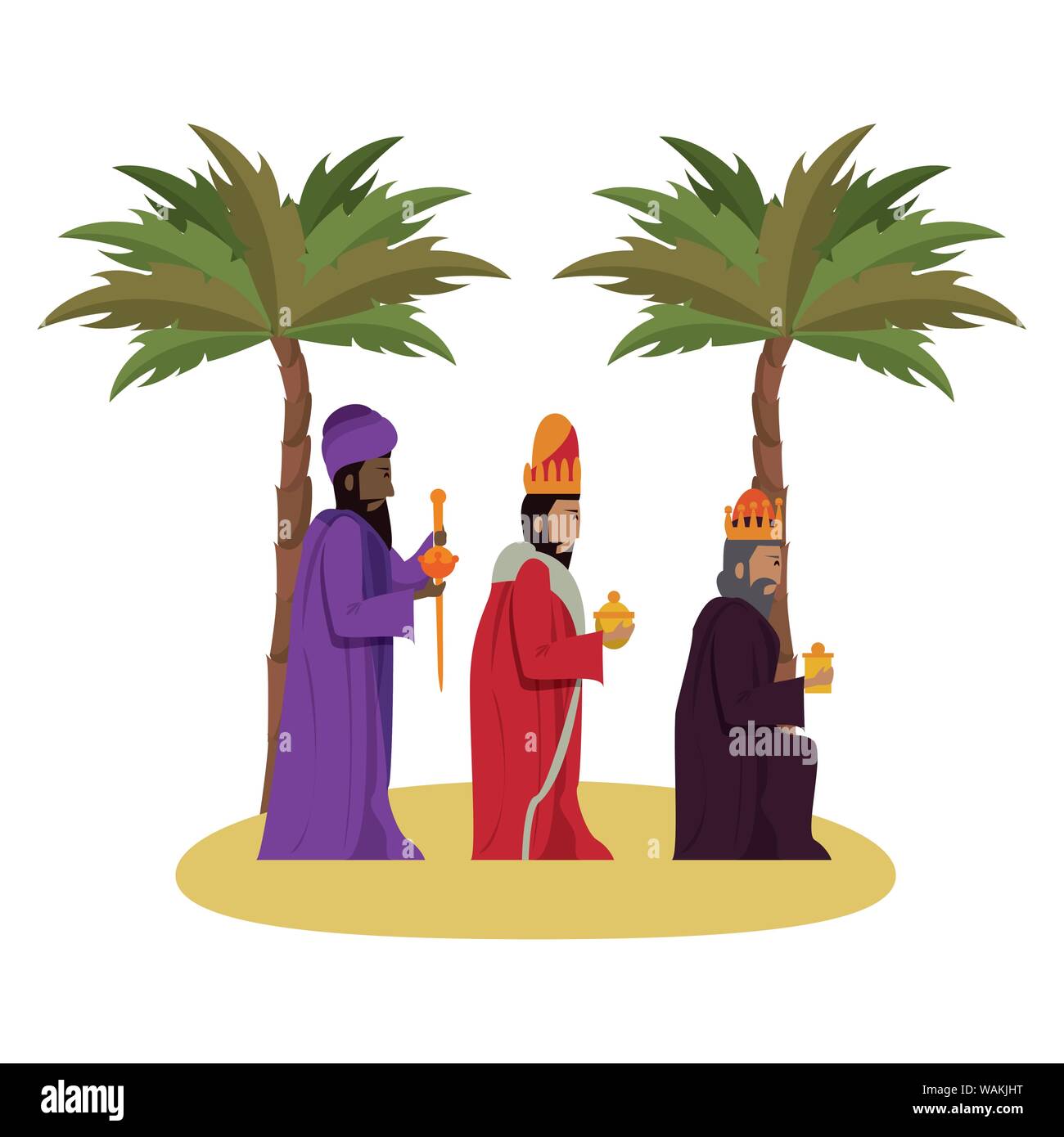 merry christmas nativity christian cartoon Stock Vector Image & Art - Alamy