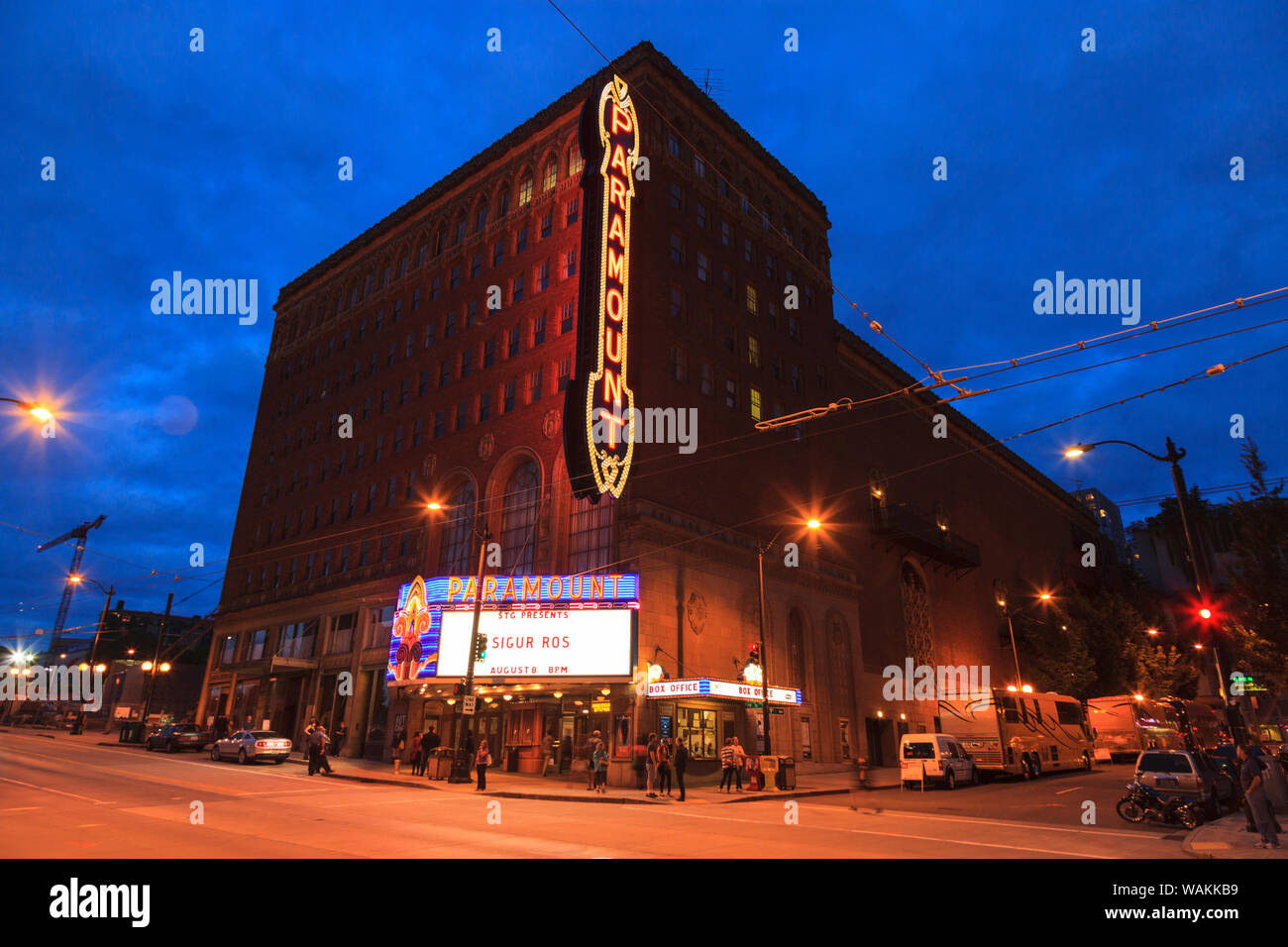 Paramount Theater, Seattle, Washington State, USA (Editorial Use Only ...