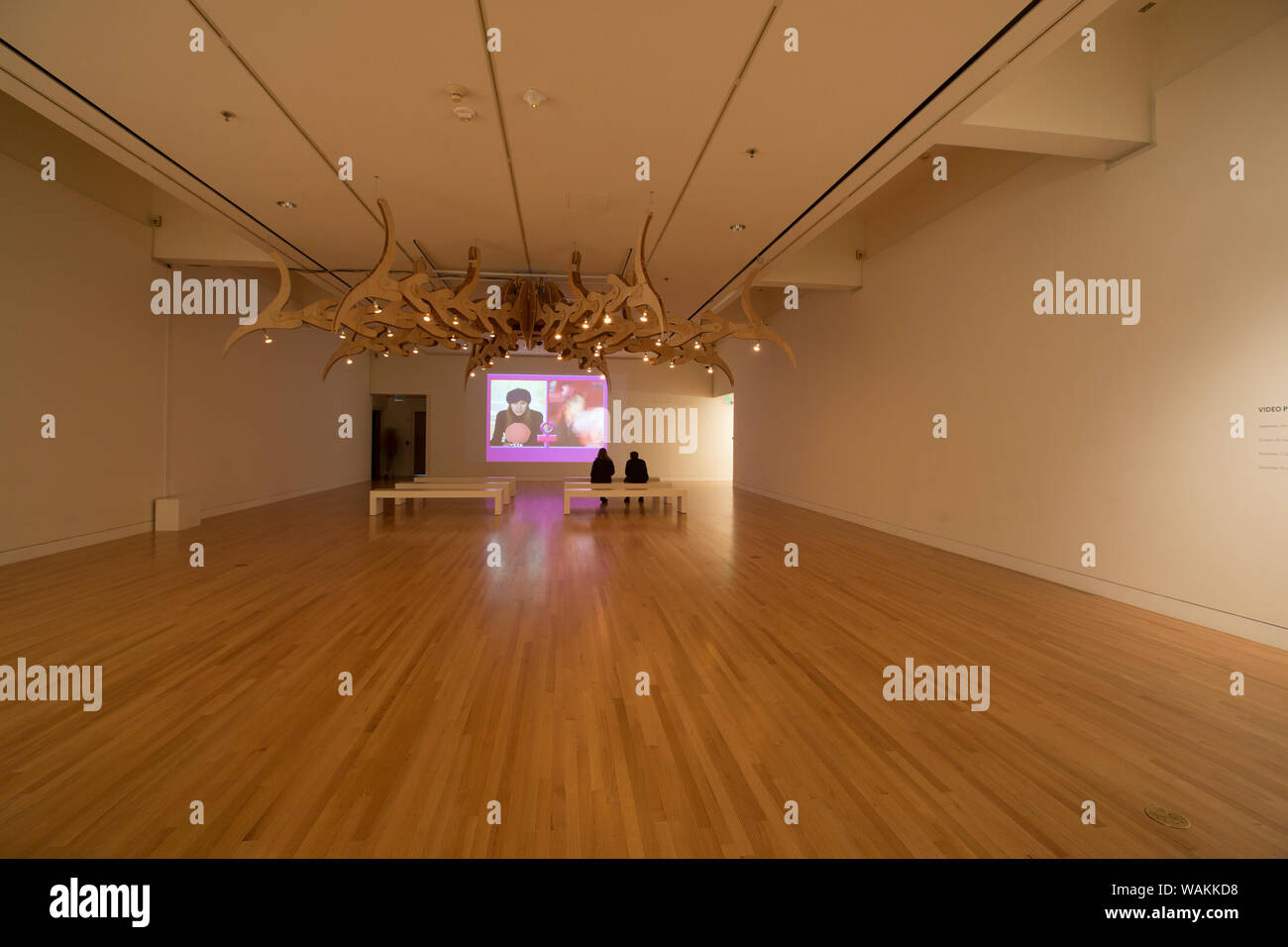 Interior of Frye Art Museum, Seattle, Washington State (Editorial Use ...