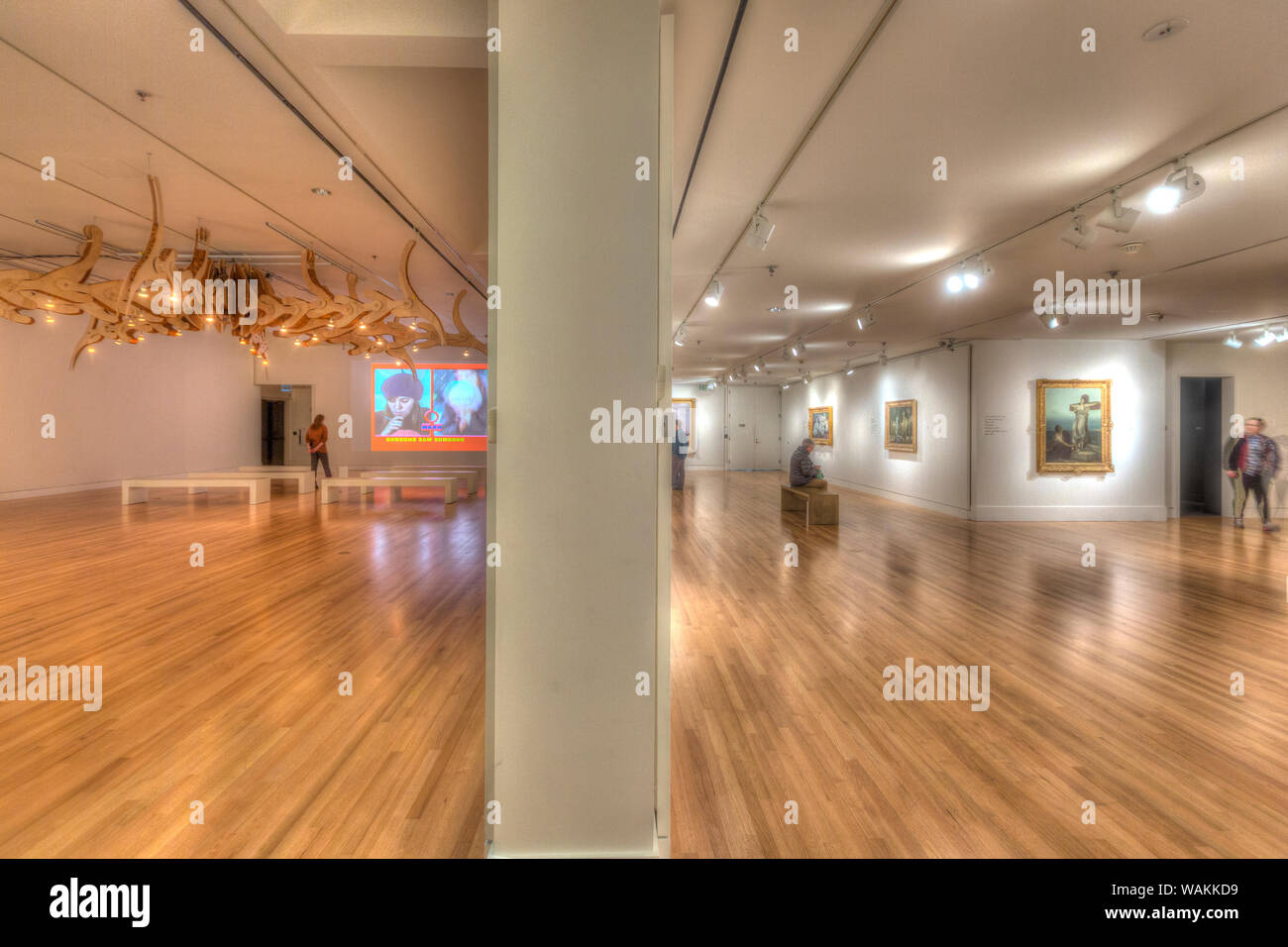 Interior of Frye Art Museum, Seattle, Washington State (Editorial Use ...