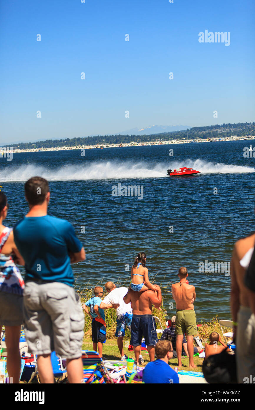 F1 Prop Hydroplane Race, Seafair Celebration, Seattle, Washington State ...