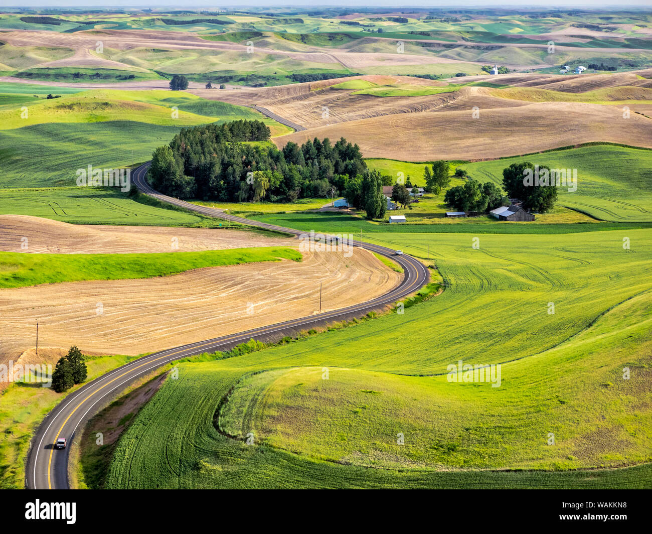 Aerial of palouse region hi-res stock photography and images - Alamy