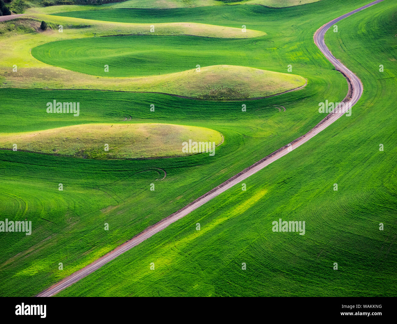 USA, Washington State. Aerial of Palouse Region Stock Photo - Alamy