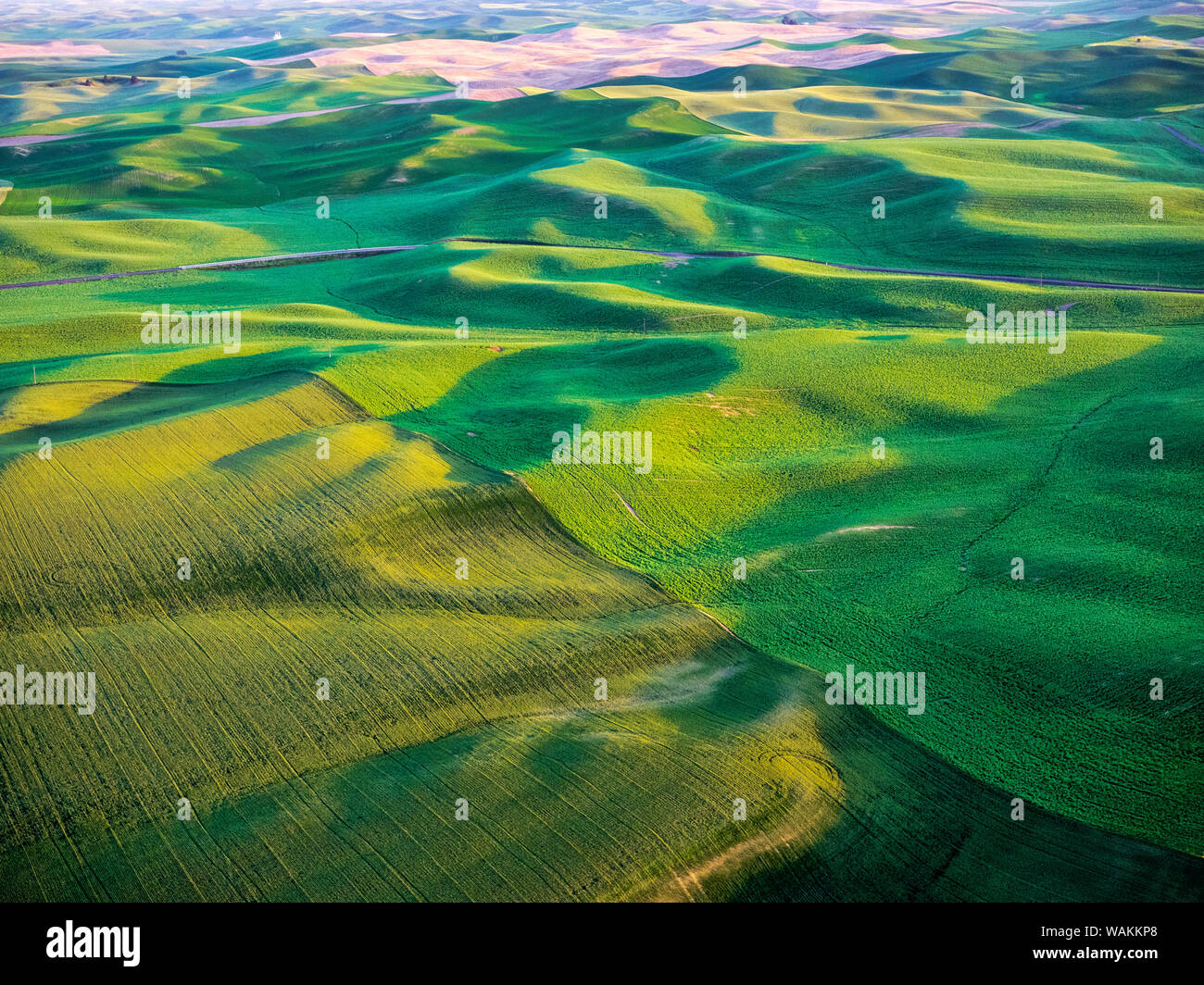 Aerial of palouse region hi-res stock photography and images - Alamy
