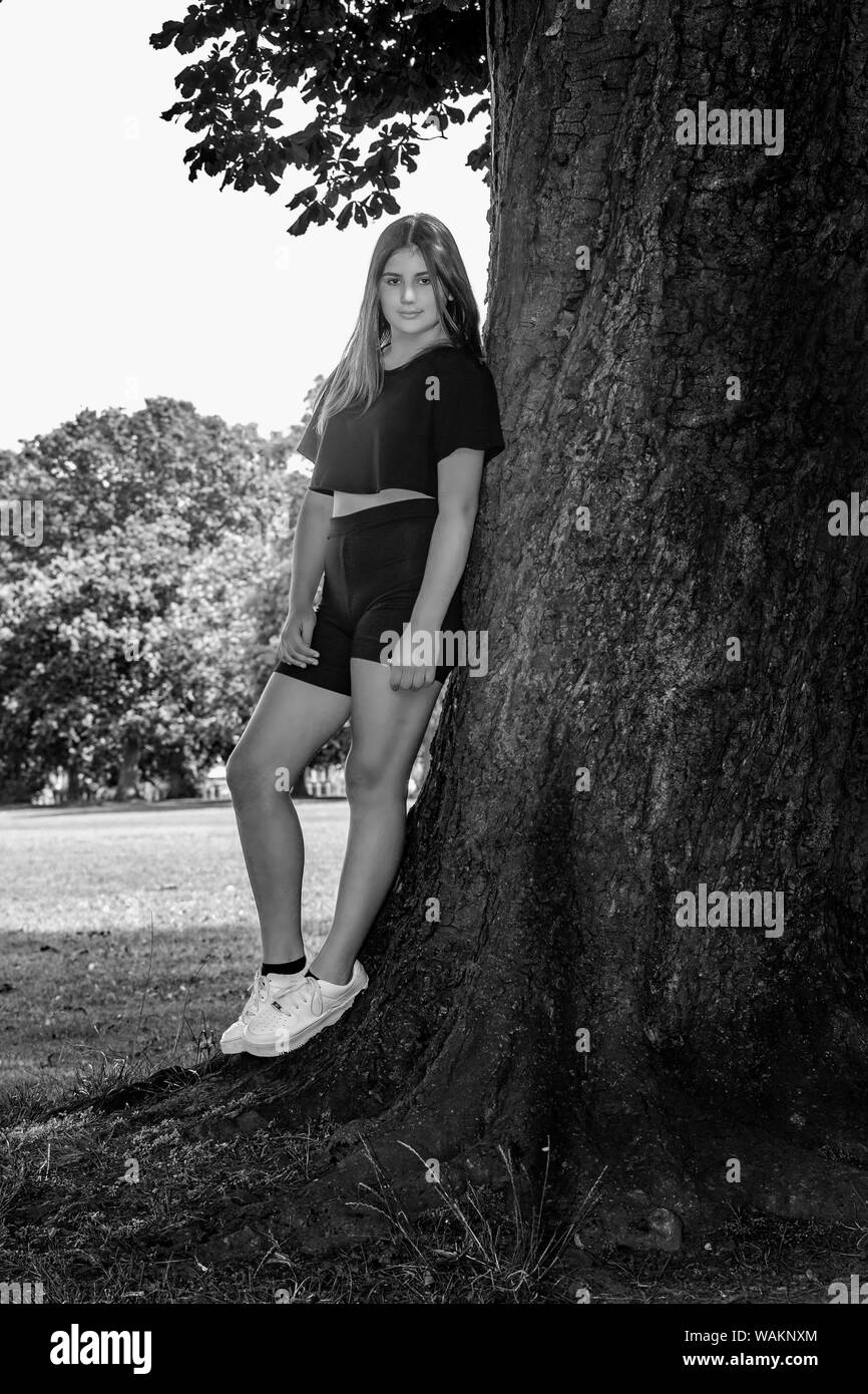 Young girl 11 years old, looking older then her age modeling for ...