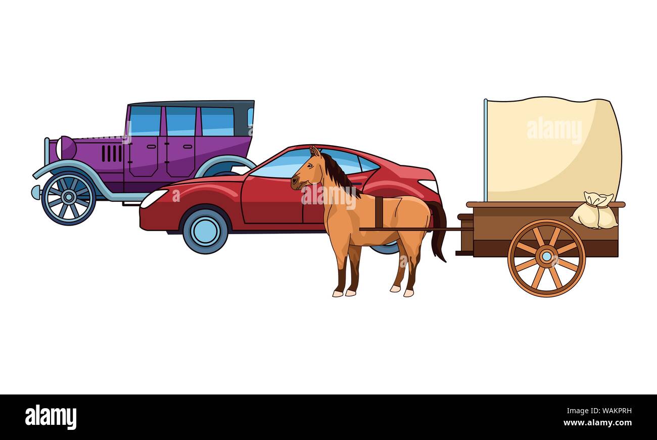 Evolution of the horse vector hi-res stock photography and images - Alamy