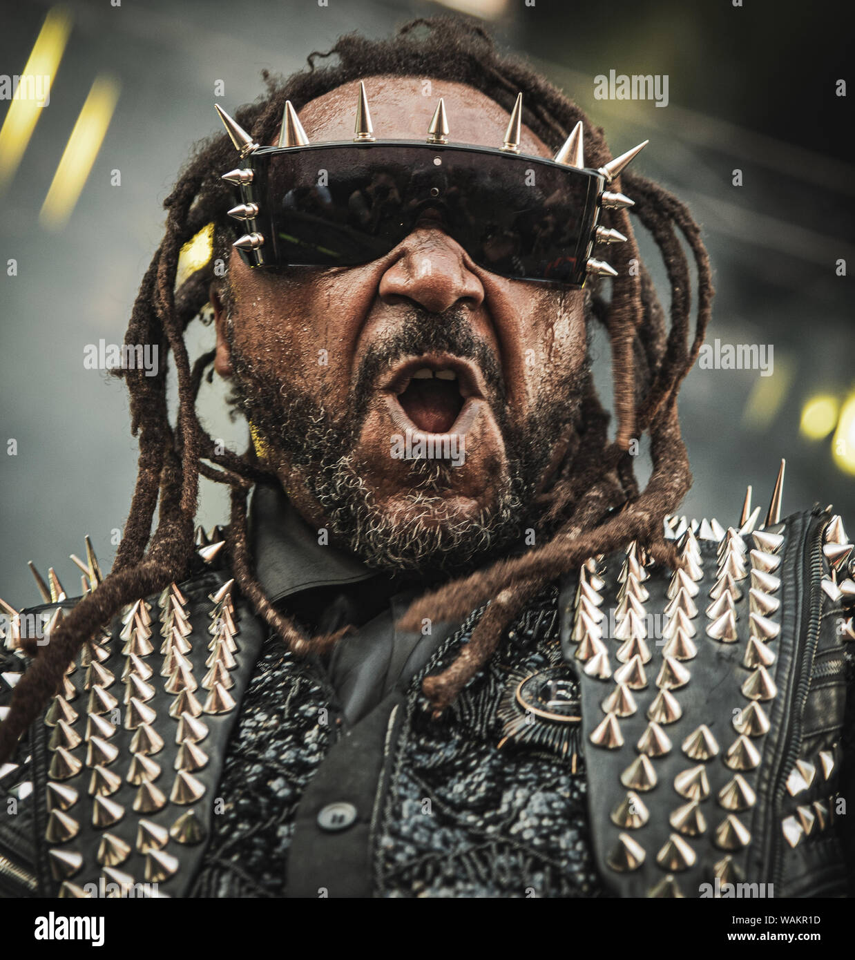 Copenhagen, Denmark - 20th June, 2019. The Welsh metal band Skindred ...