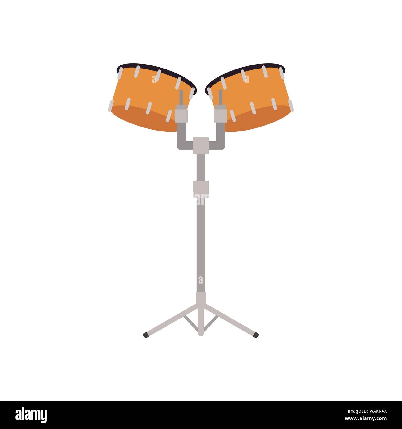 musical instrument timpani on white background Stock Vector Image & Art ...